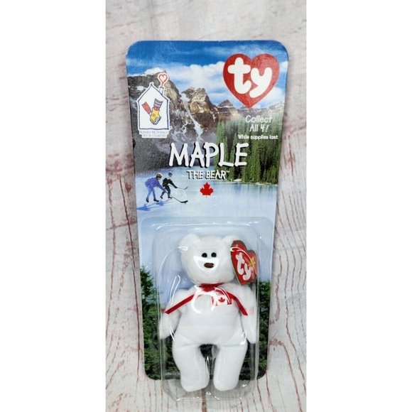 T.Y Beanie Babies | Toys | Vintage 998 Mcdonalds Co Maple The Bear ...